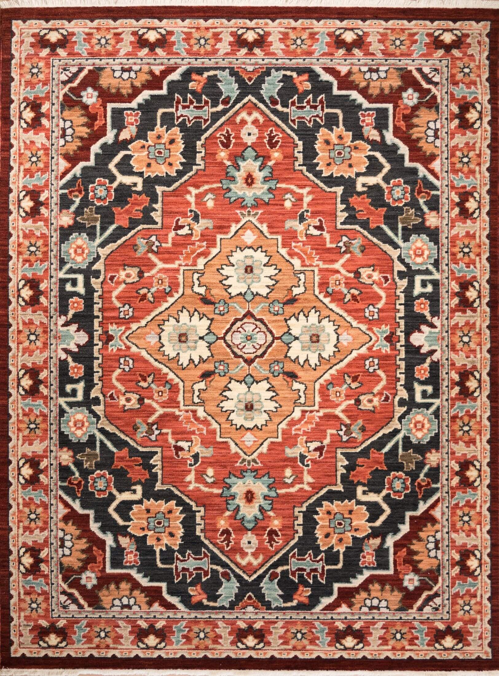 Home / Products / Kachan Navy Medallion Rug