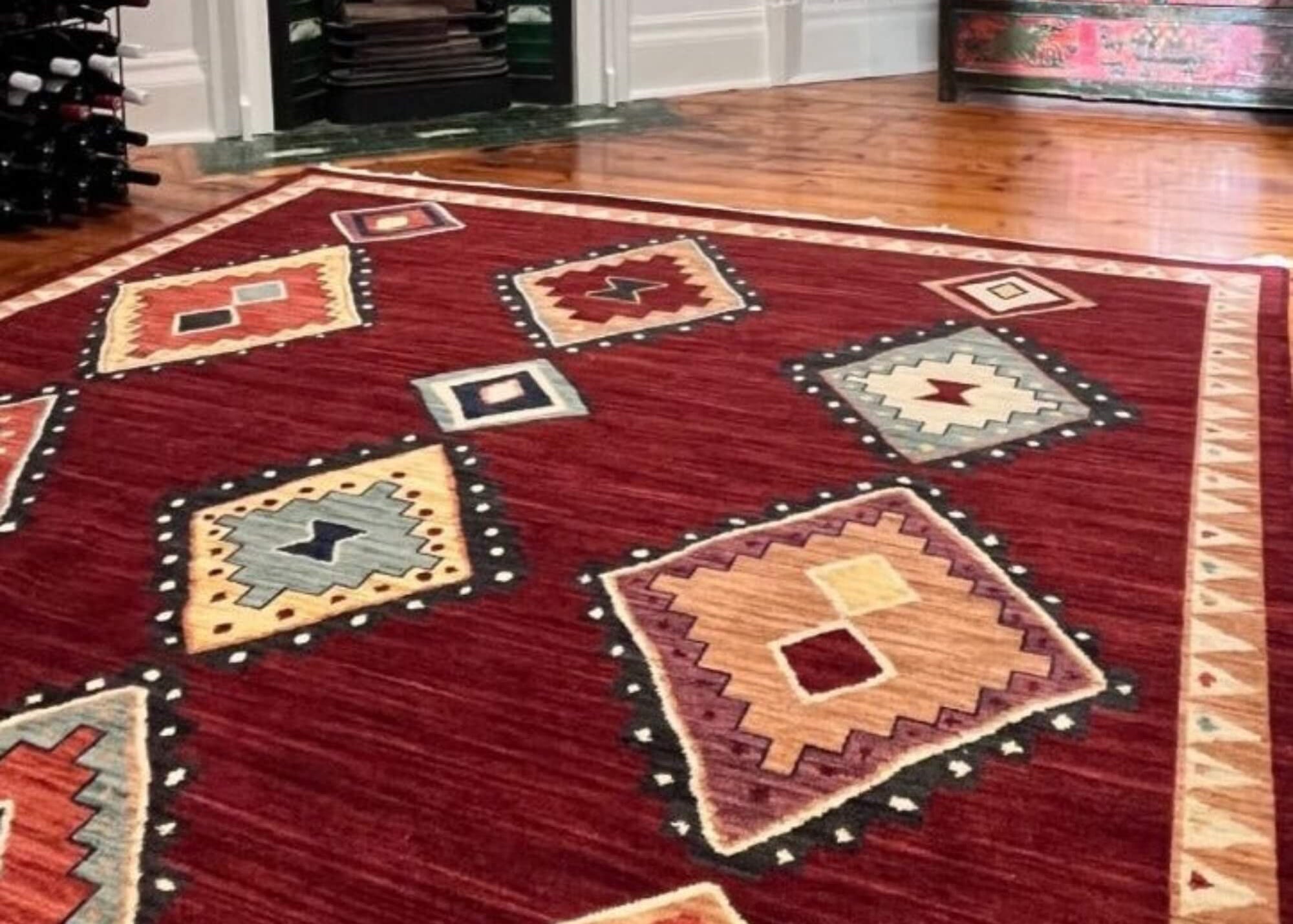 Home / Products / Kachan Red Aztec Rug